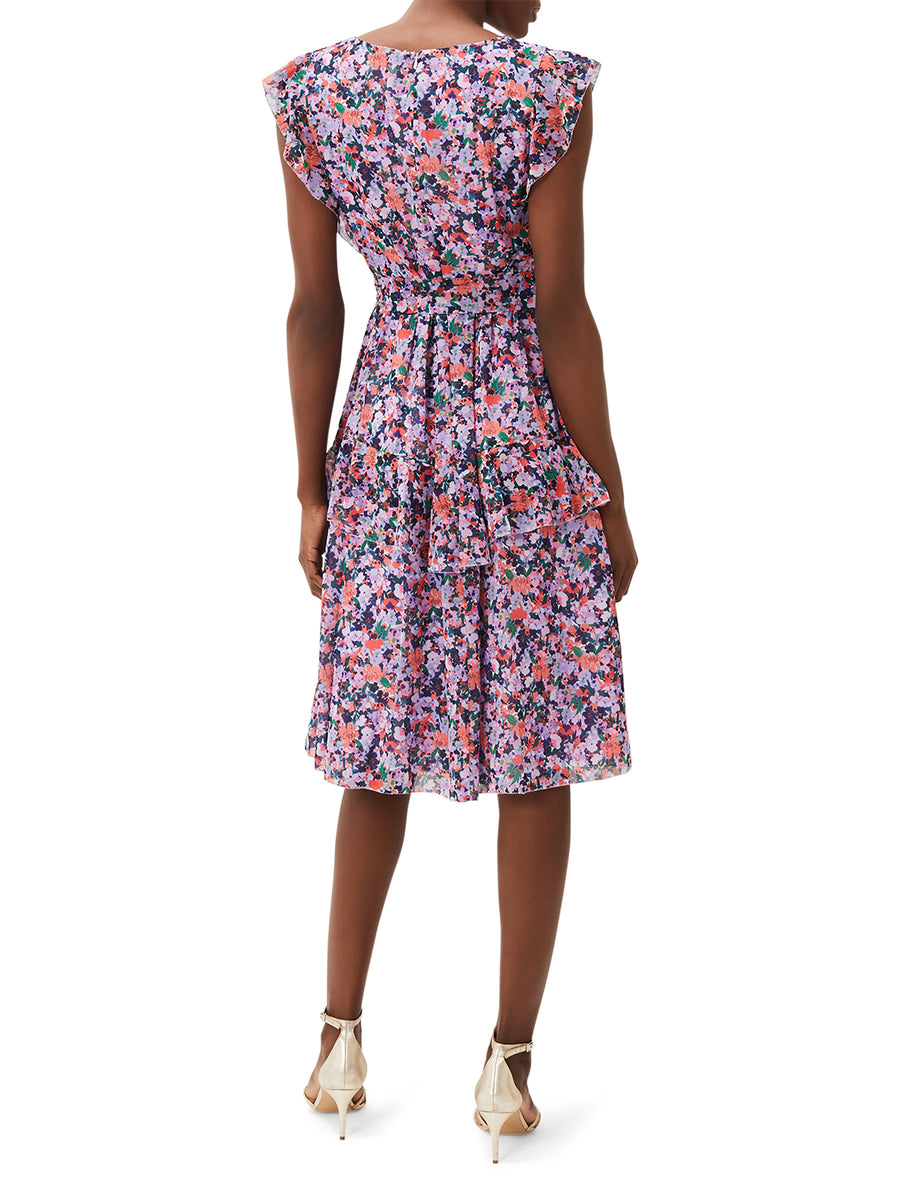 Breesha V Neck Floral MIdi Dress – All Good Things